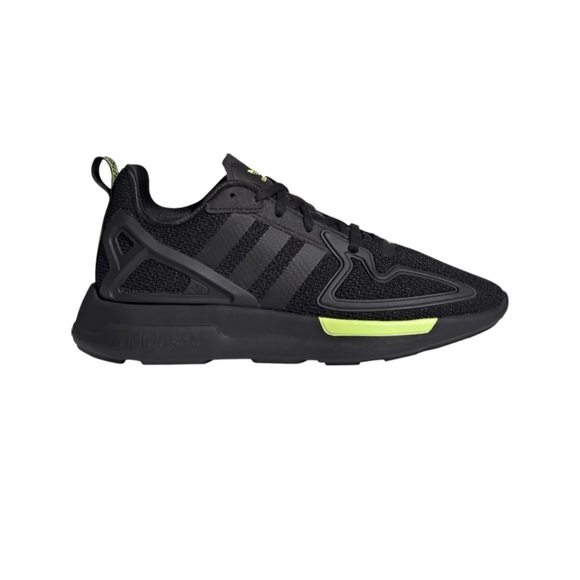 adidas | Shoes | Adidas Zx2k Flux J Black Solar Yellow 220 | Poshmark